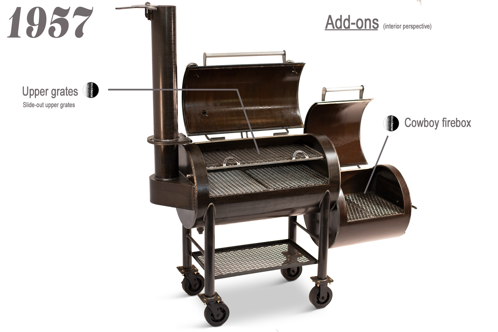 1957 Offset Smoker – Workhorse Pits